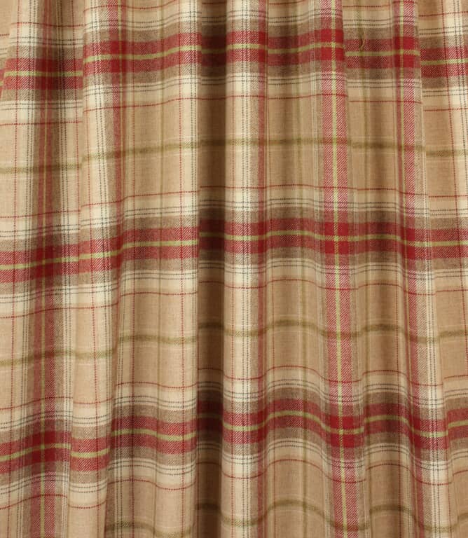 Balmoral Fabric / Raspberry | Just Fabrics