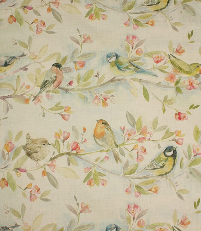 Made to Measure Curtains | Linen / Multi Tweet Fabric | Just Fabrics