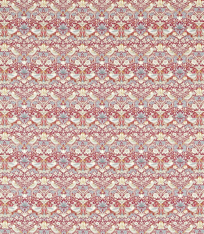 Made to Measure Roller Blinds | Plum Strawberry Thief Fabric Made to Measure Roller Blinds | Plum Strawberry Thief Fabric